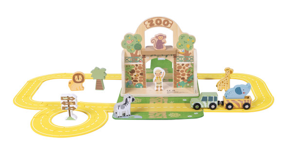 Zoo sada v kufříku s dráhou | Tooky Toy
