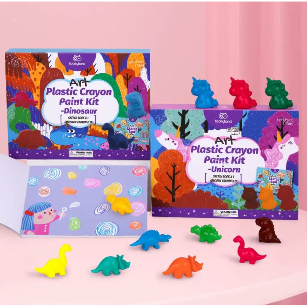 Kreativní sada První voskovky Dinosaurus | Tookyland