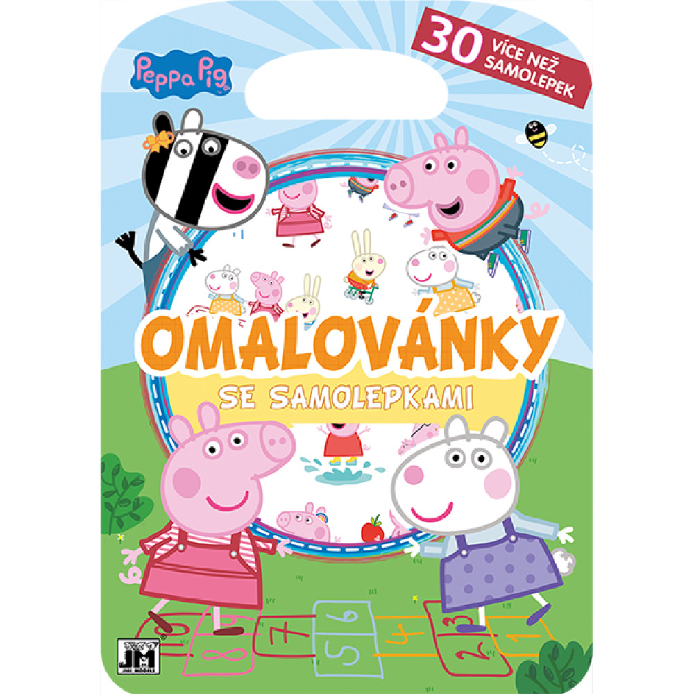 Peppa Pig - Omalovánky se samolepkami | Jiří Models